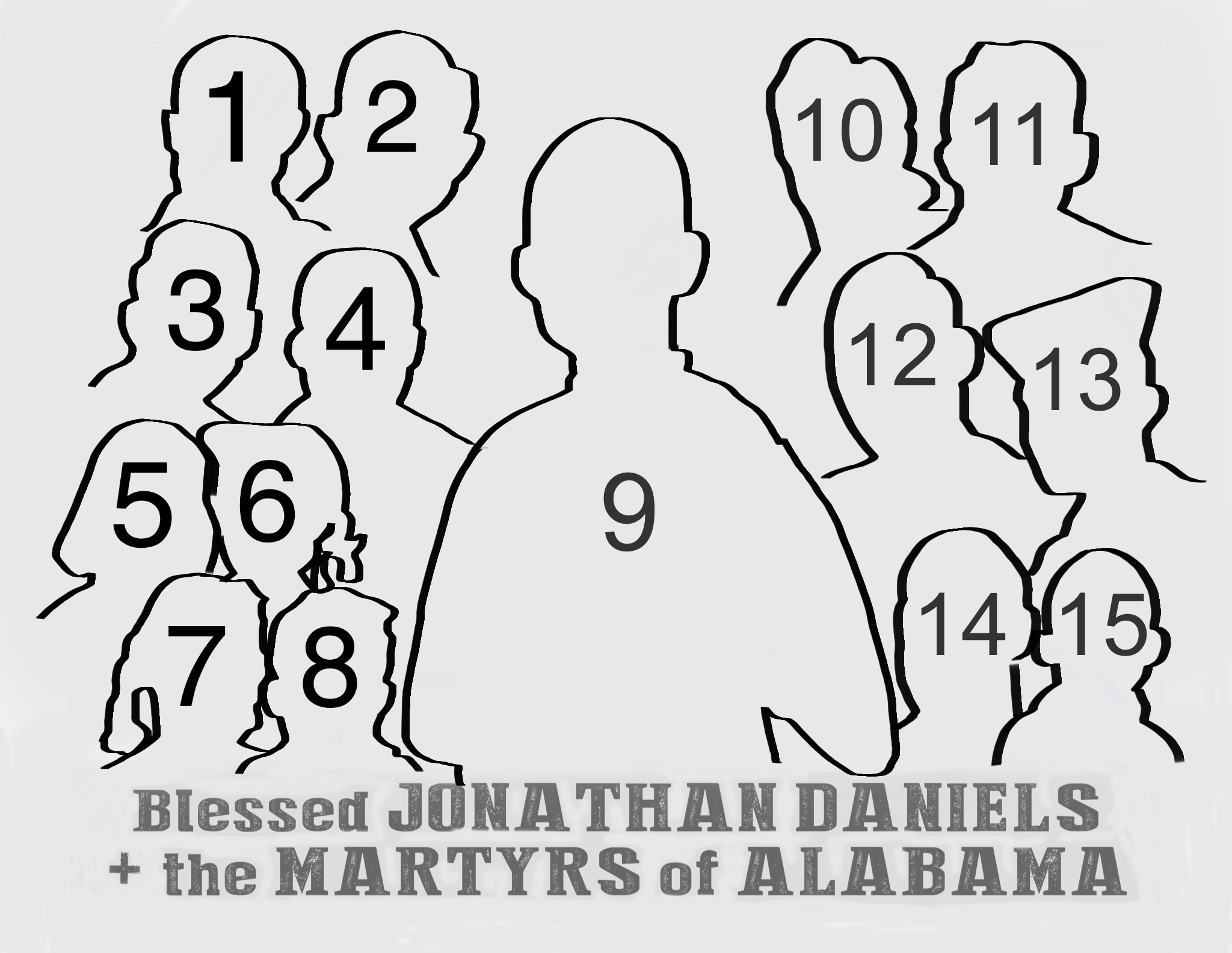Blessed Jonathan Daniels + the Martyrs of Alabama Icon Print – Kelley ...